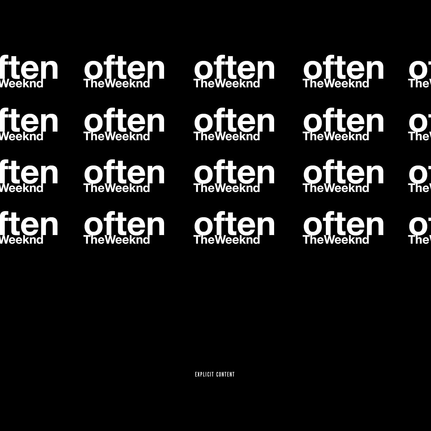 The-Weeknd_Often_Album-Cover | ::Super-Id::